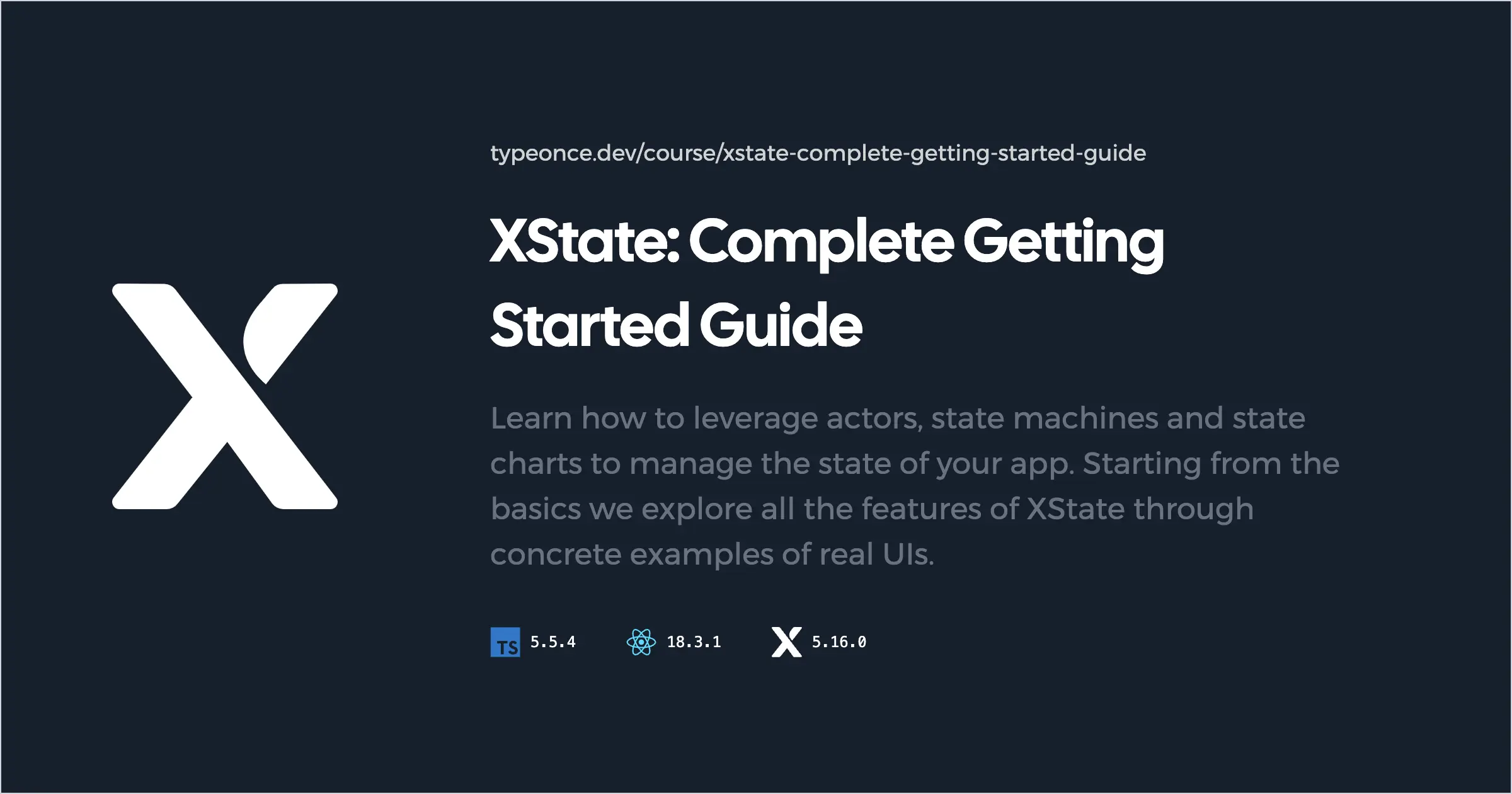 XState: Complete Getting Started Guide | Typeonce XState: Complete Getting Started Guide | Typeonce